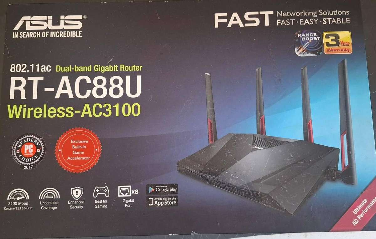 Wireless Routers - Asus RT-AC88U Wireless Router for sale in Matatiele ...