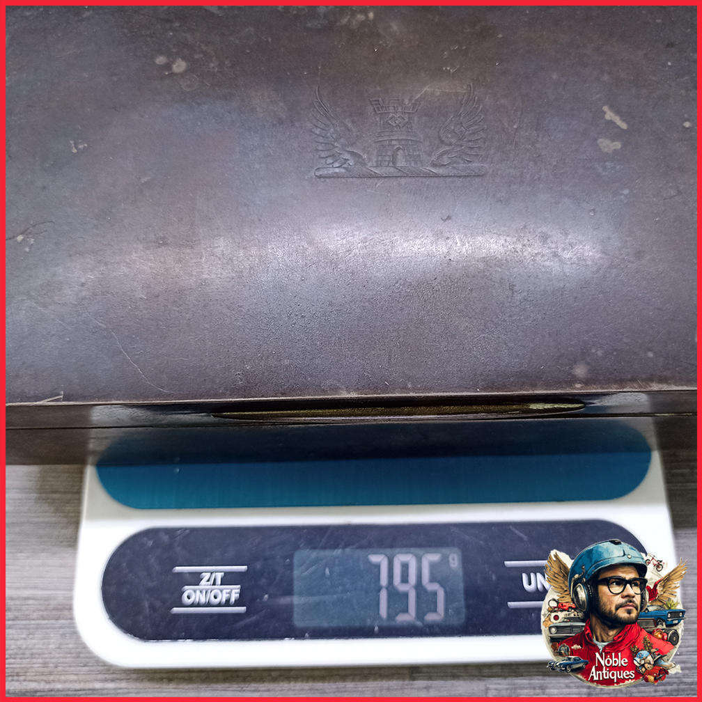 Silver - Antique English Walker & Hall Sterling Silver Military Cigar Box 795g was sold for ...