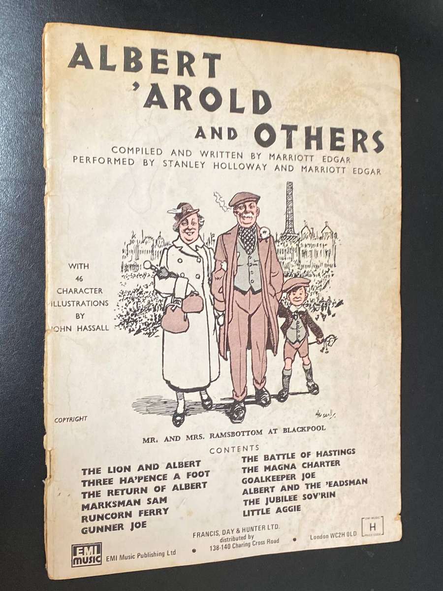 Music - ALBERT, AROLD AND OTHERS COMPILED AND WRITTEN BY MARRIOTT EDGAR ...