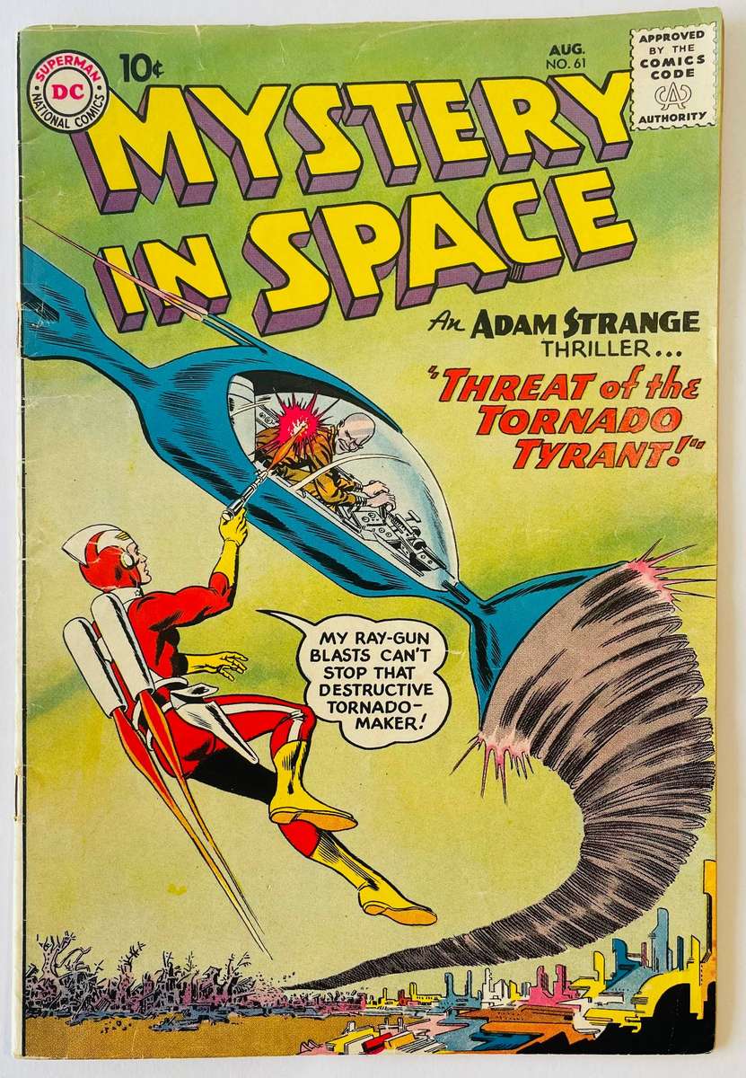Comic Books - The ultra rare DC Comics Mystery in space #61 published ...