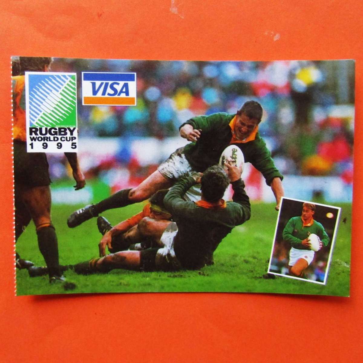 Sporting Memorabilia - 1995 World Cup Springbok Rugby Postcard was sold ...