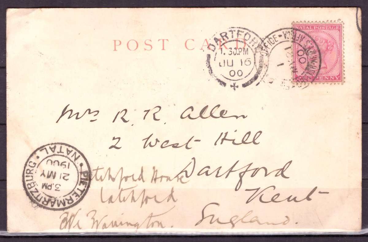 Union of South Africa - South African War Post Card No. 2. RARE ...