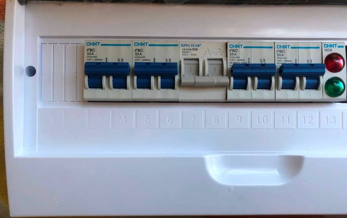 Inverters - Solar AC DB board for 5KW inverter- breakers, Changeover ...