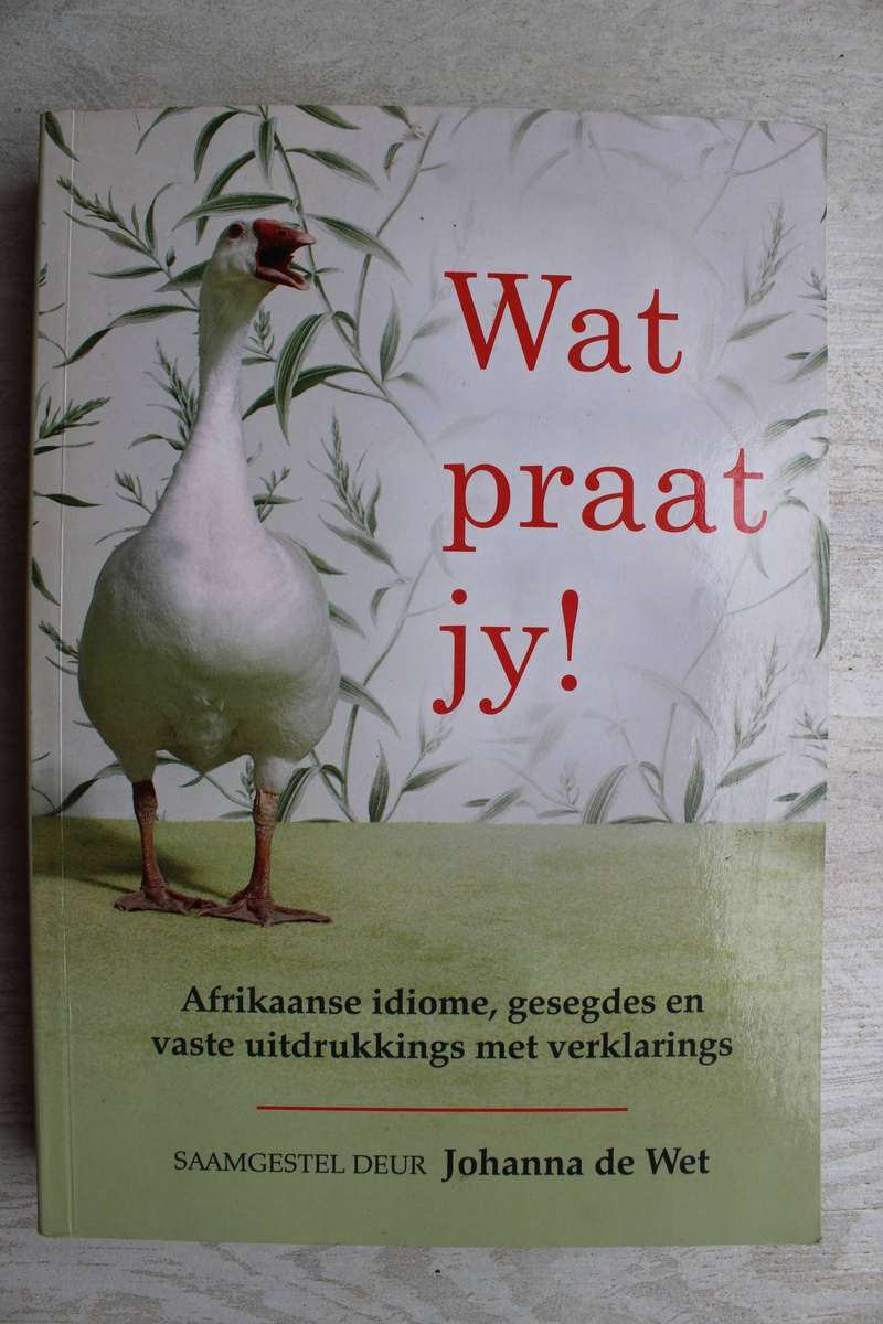 Afrikaans Non-Fiction - Wat praat jy! Afrikaanse idiome, gesegdes en ...