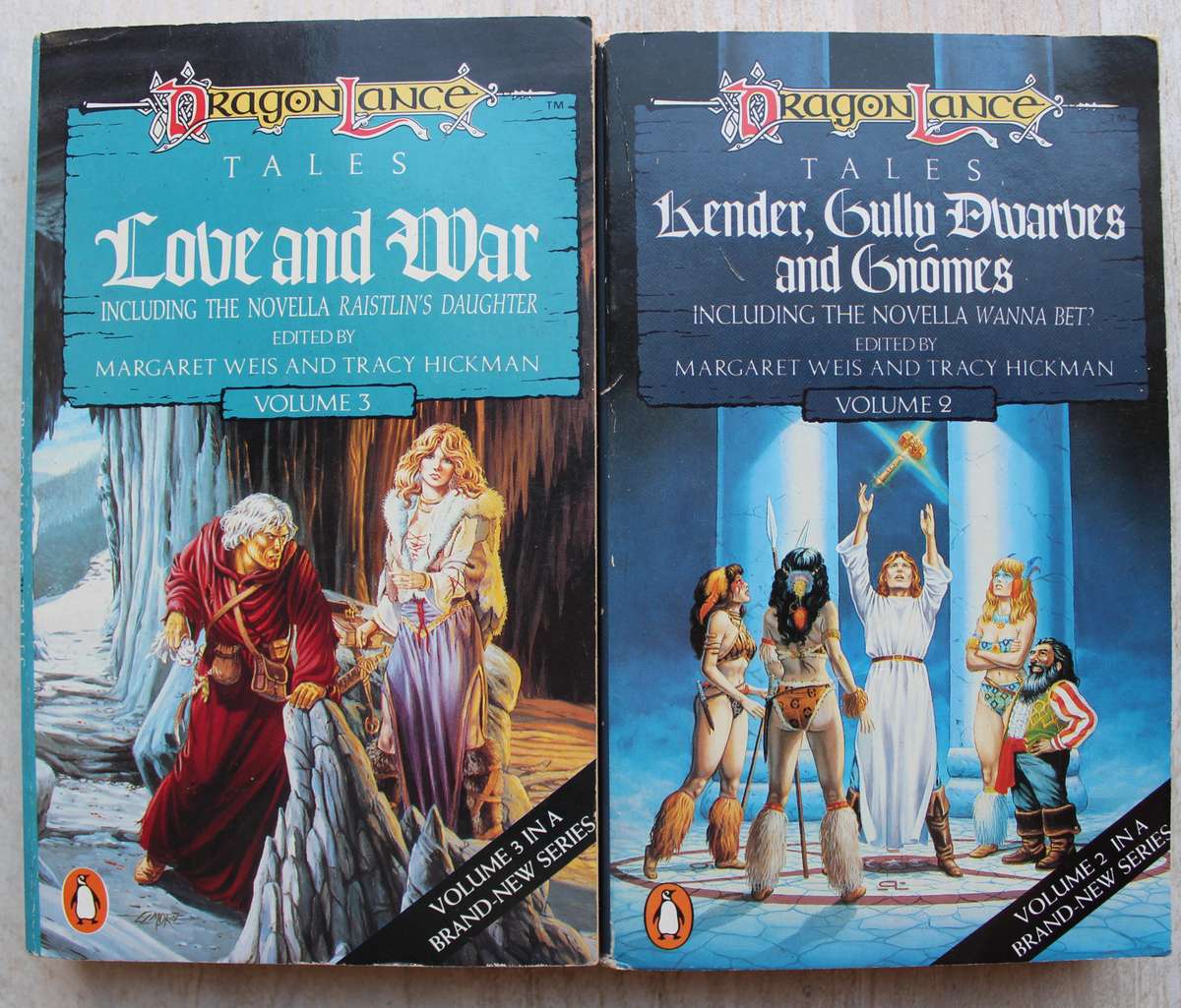 Science Fiction & Fantasy - Dragonlance Tales volumes 2-3 / Love & War and Kender, Gully Dwarves ...