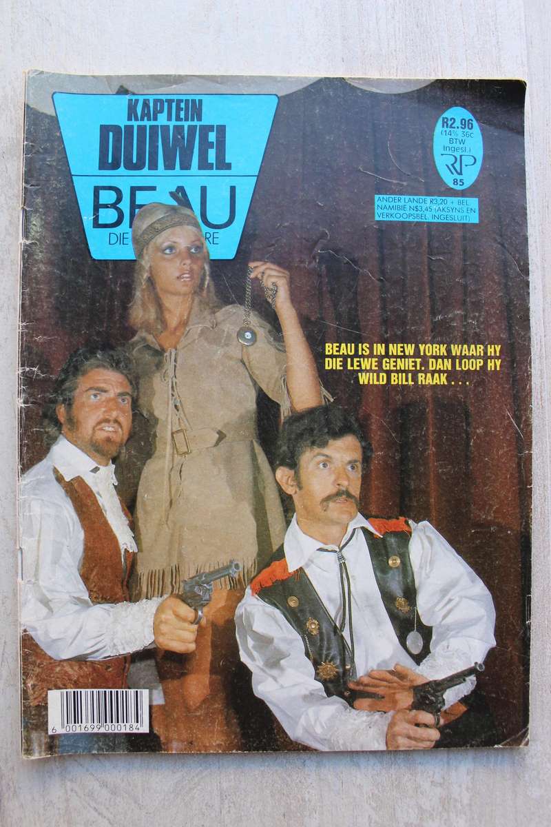Afrikaans Fiction - Kaptein Duiwel + Beau die Ontembare nommer 85 ...