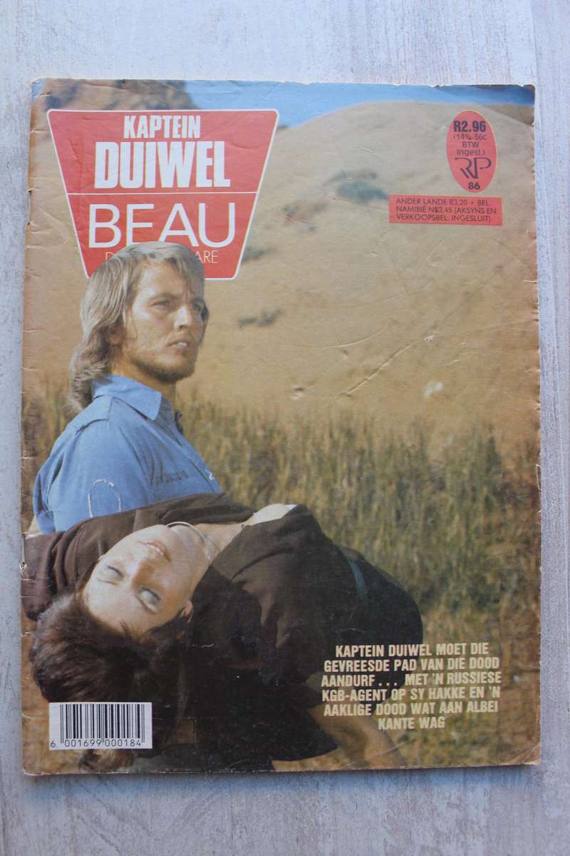 Afrikaans Fiction - Kaptein Duiwel + Beau die Ontembare nommer 86 ...