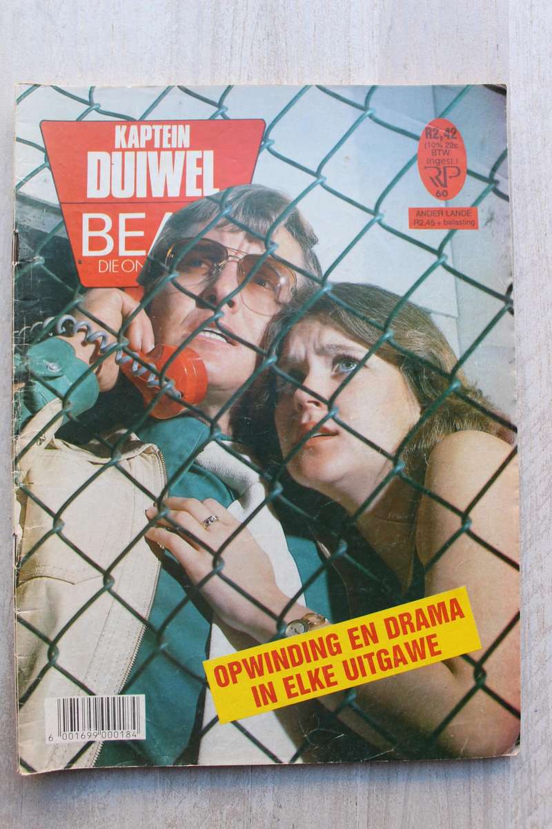 Afrikaans Fiction - Kaptein Duiwel + Beau die Ontembare nommer 60 ...