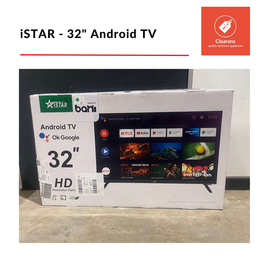 Televisions - iSTAR 32 inch HD LED Google Smart TV (Android 11.0) was sold for 1,620.00 on 17 ...