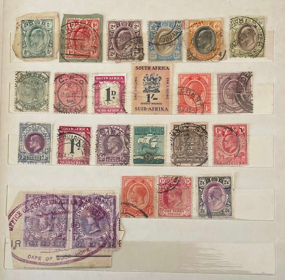 Republic of South Africa - Early mixed SA revenues / fiscal stamps was ...