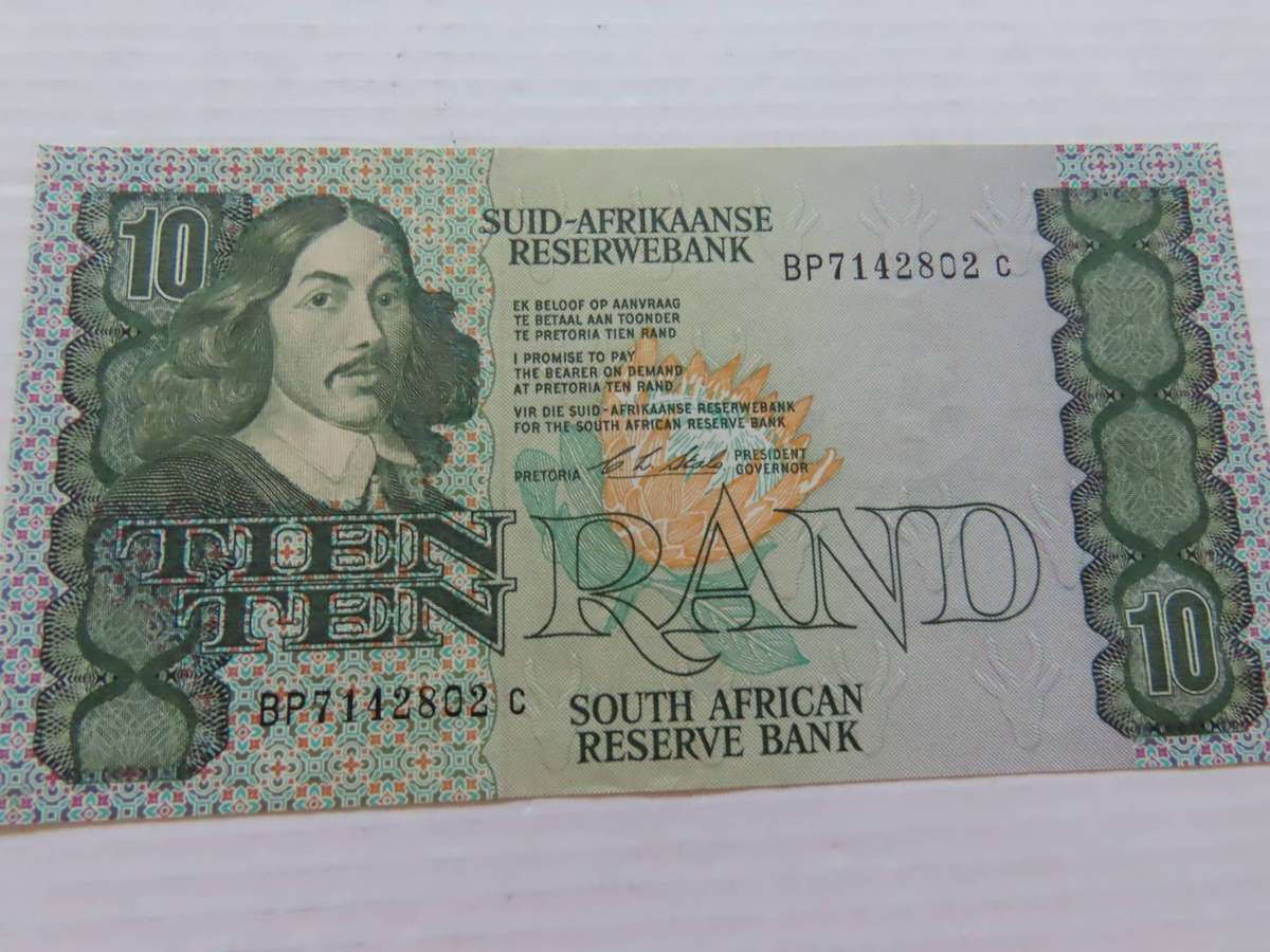 CL Stals - South Africa - SA Reserve Bank - R10 Note C.L. Stals UNC for ...