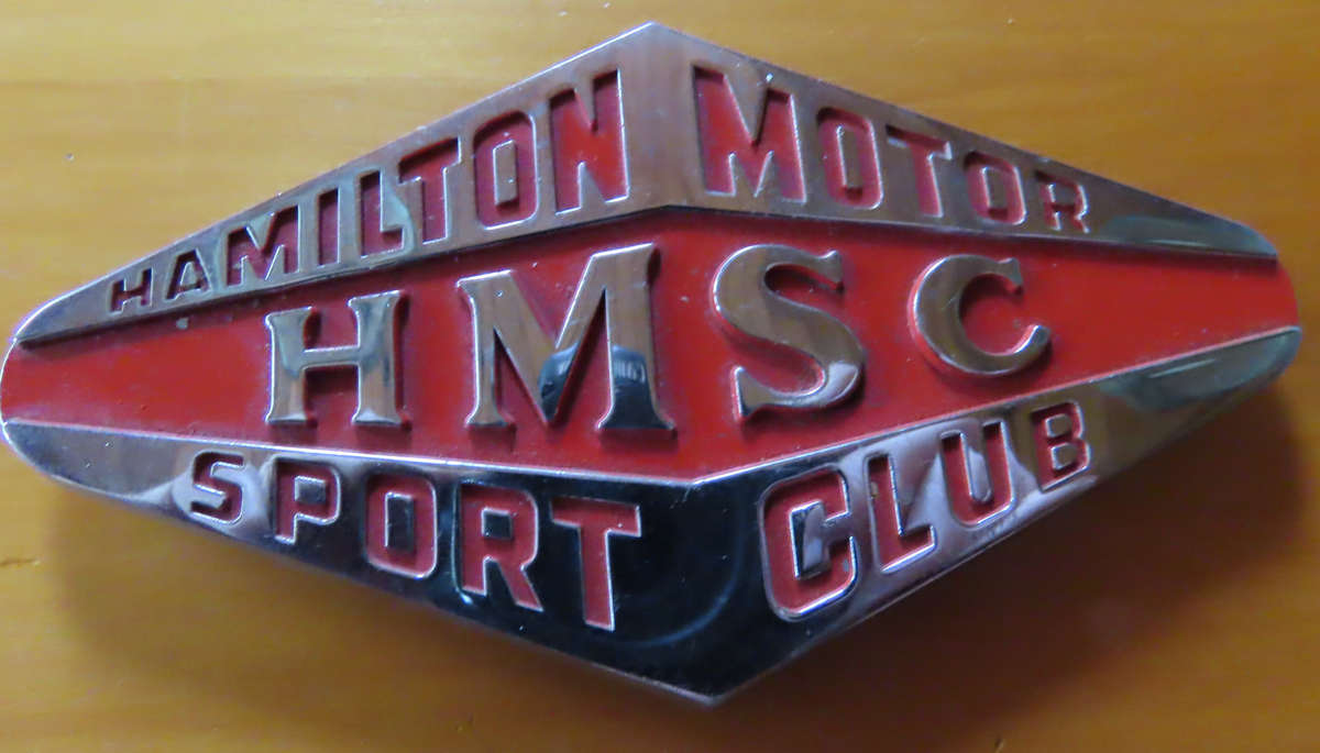 Road - Canada - Hamilton Motor Sports Club Metal Badge was sold for 160 ...