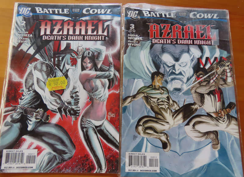 Comic Books - Batman - Battle of the Cowl - Azrael - 2 comics - unread ...