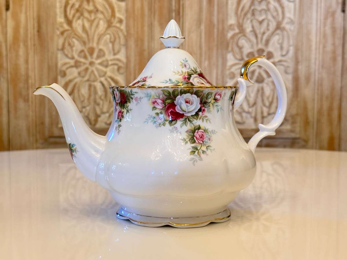 English Porcelain - Royal Albert Celebration Tea Pot was sold for 2,000 ...