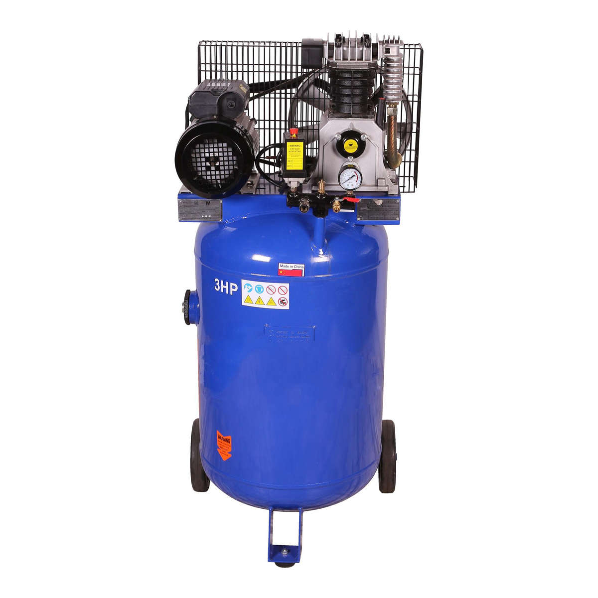 Compressors - 100L 2.2 KW (3 HP) 230 V Vertical Space Saver Belt Driven Compressors was listed ...