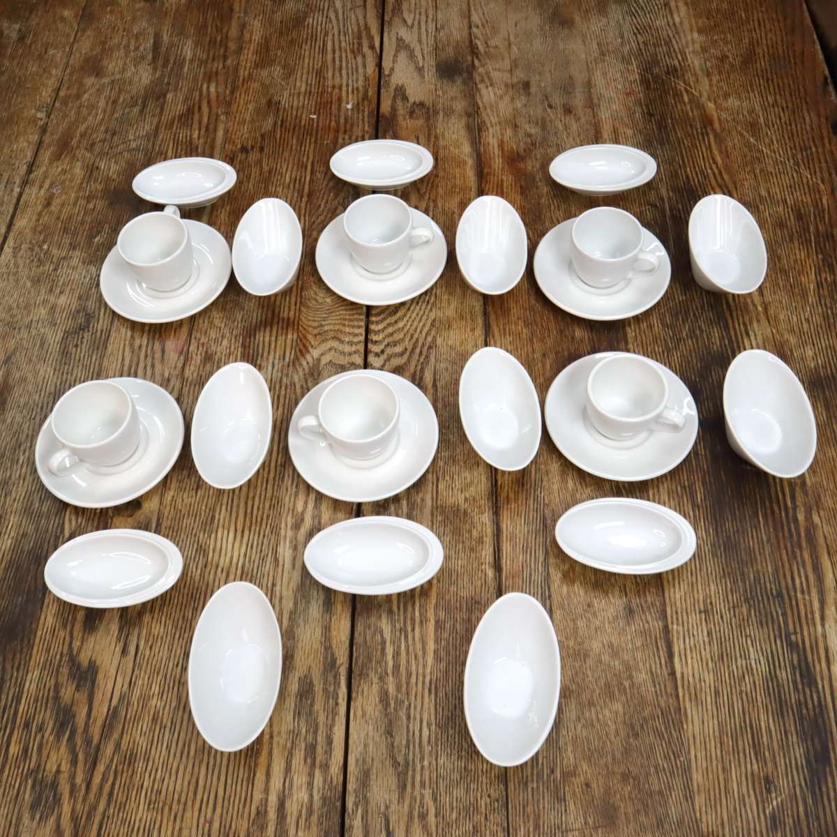 Mixed Sets - 26 Piece Continental Vitrified HotelWare Porcelain Tea Set ...