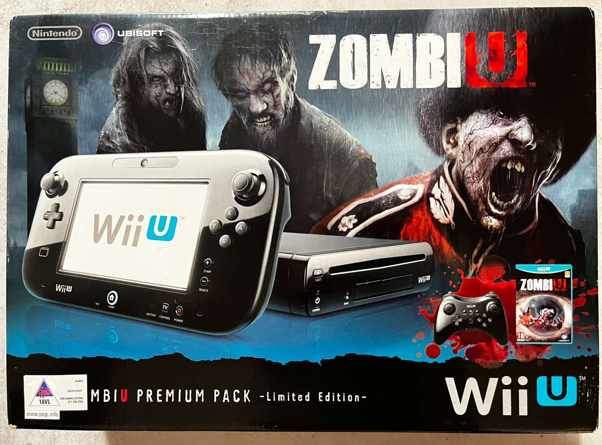 Nintendo - Nintendo Wii U Premium Pack ZombiU Limited Edition Console ...