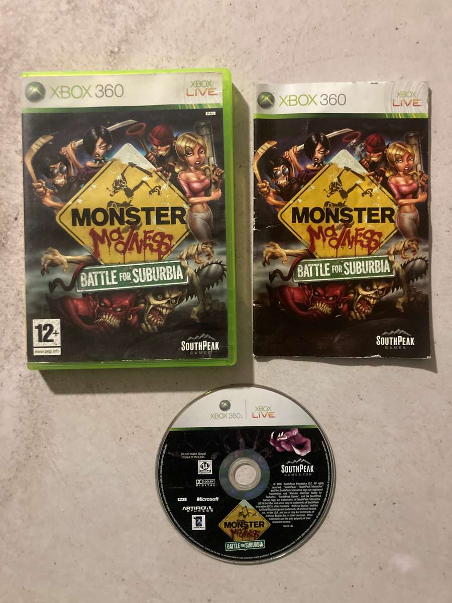 Games - Monster Madness Battle For Suburbia (XBOX360) - Complete was ...