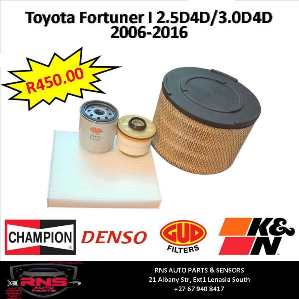 Other - Toyota fortuner I 2.5/3.0 D4D service kit for sale in South Africa (ID:634078951)