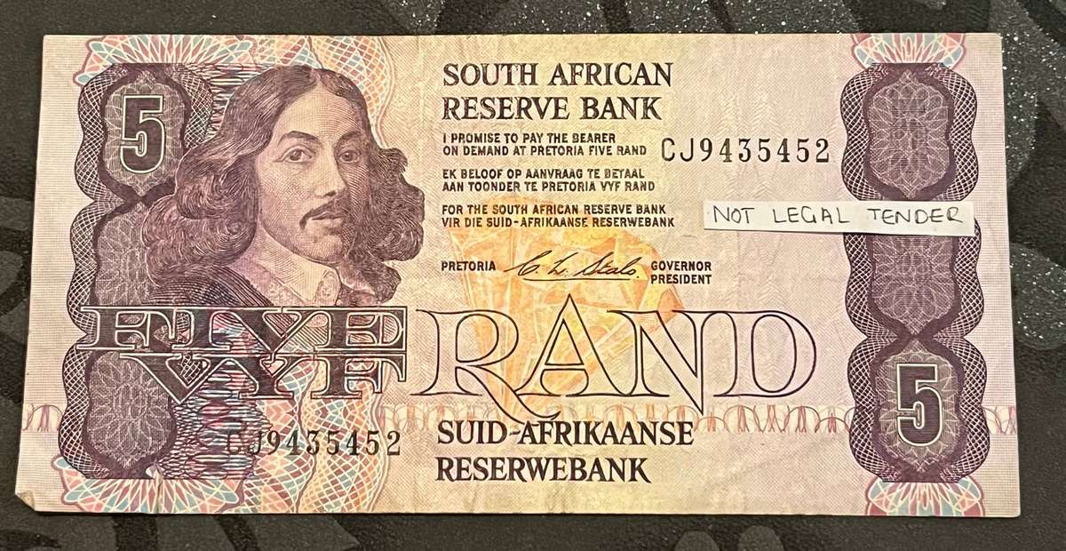 CL Stals - South Africa 5 Rand Jan van Riebeeck Mine Shaft Series ...