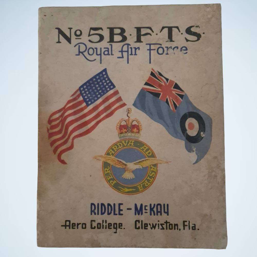Books - RARE WWII No. 5 B.F.T.S. Riddle-McKay Aero College RAF Yearbook ...
