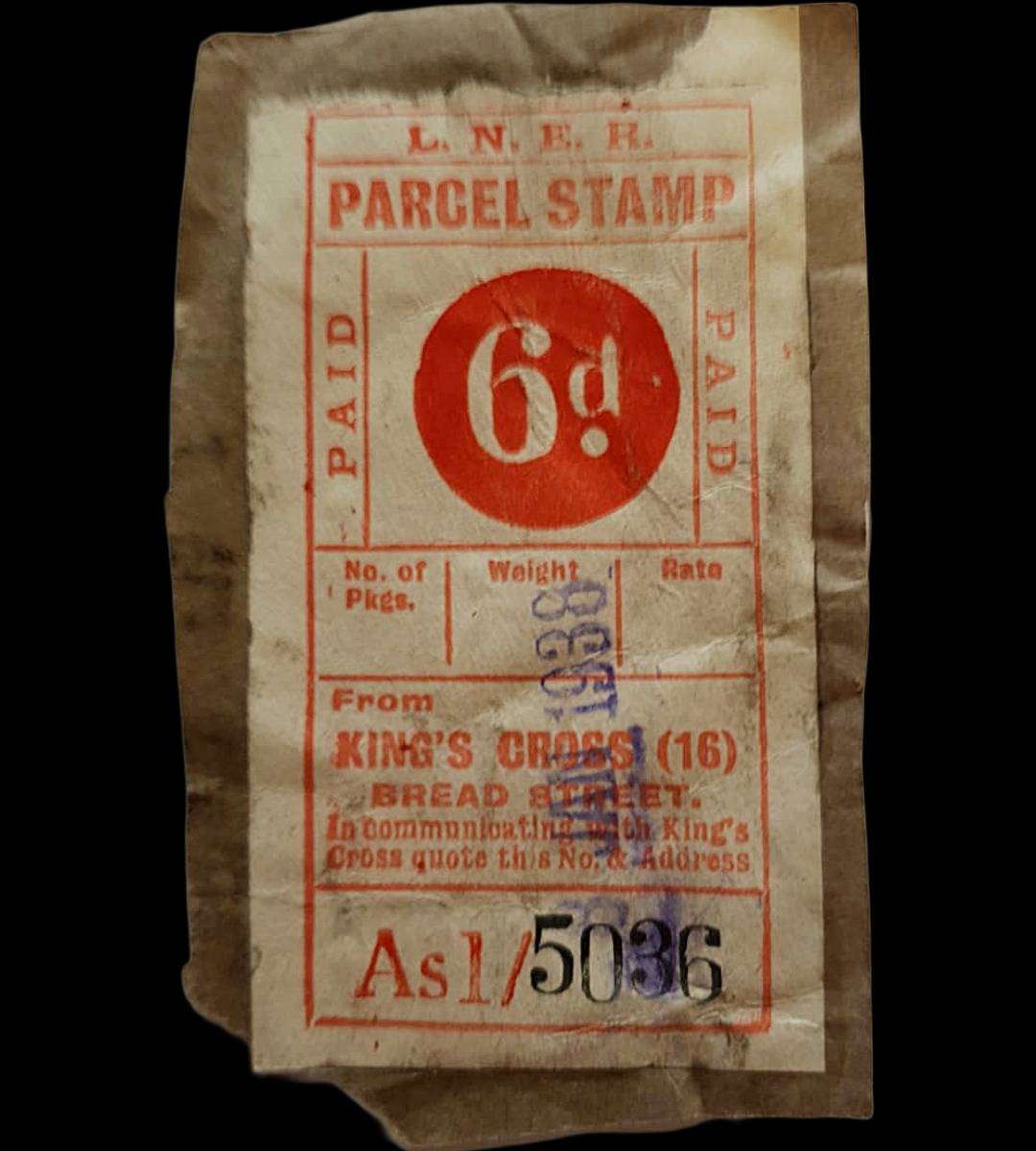 Other Antiques & Collectables - Vintage LNER Parcel Stamp 6d Fare Kings ...