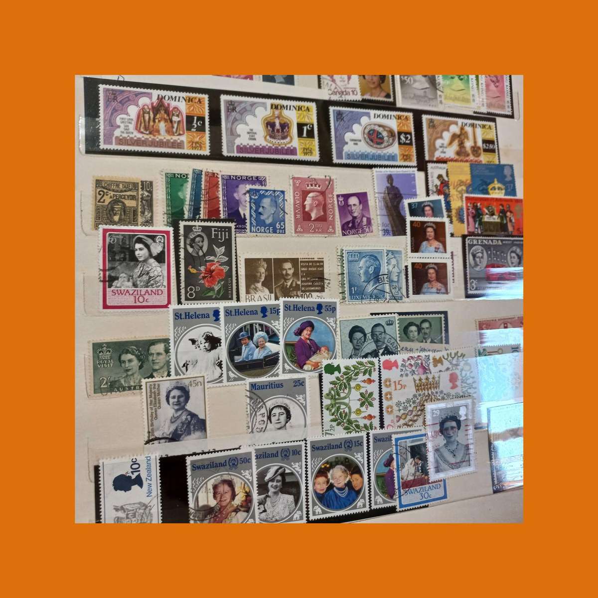 Bulklots and Thematic Collections - Thematic Stamp Album Royalty ...