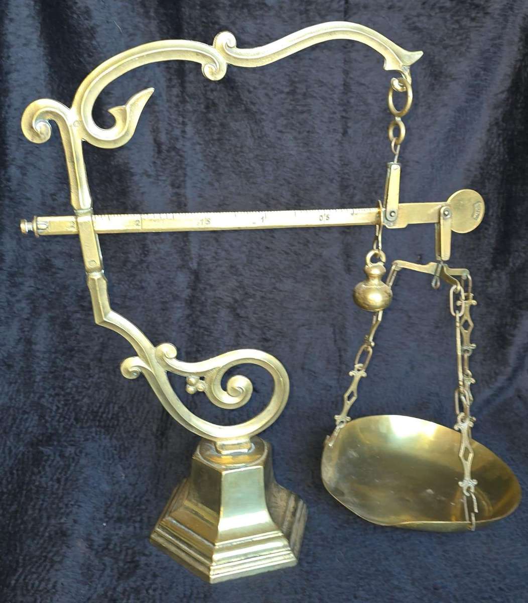 Scales & Weights - Vintage Bronze Scale ~REPLICA of the year MDXL for ...