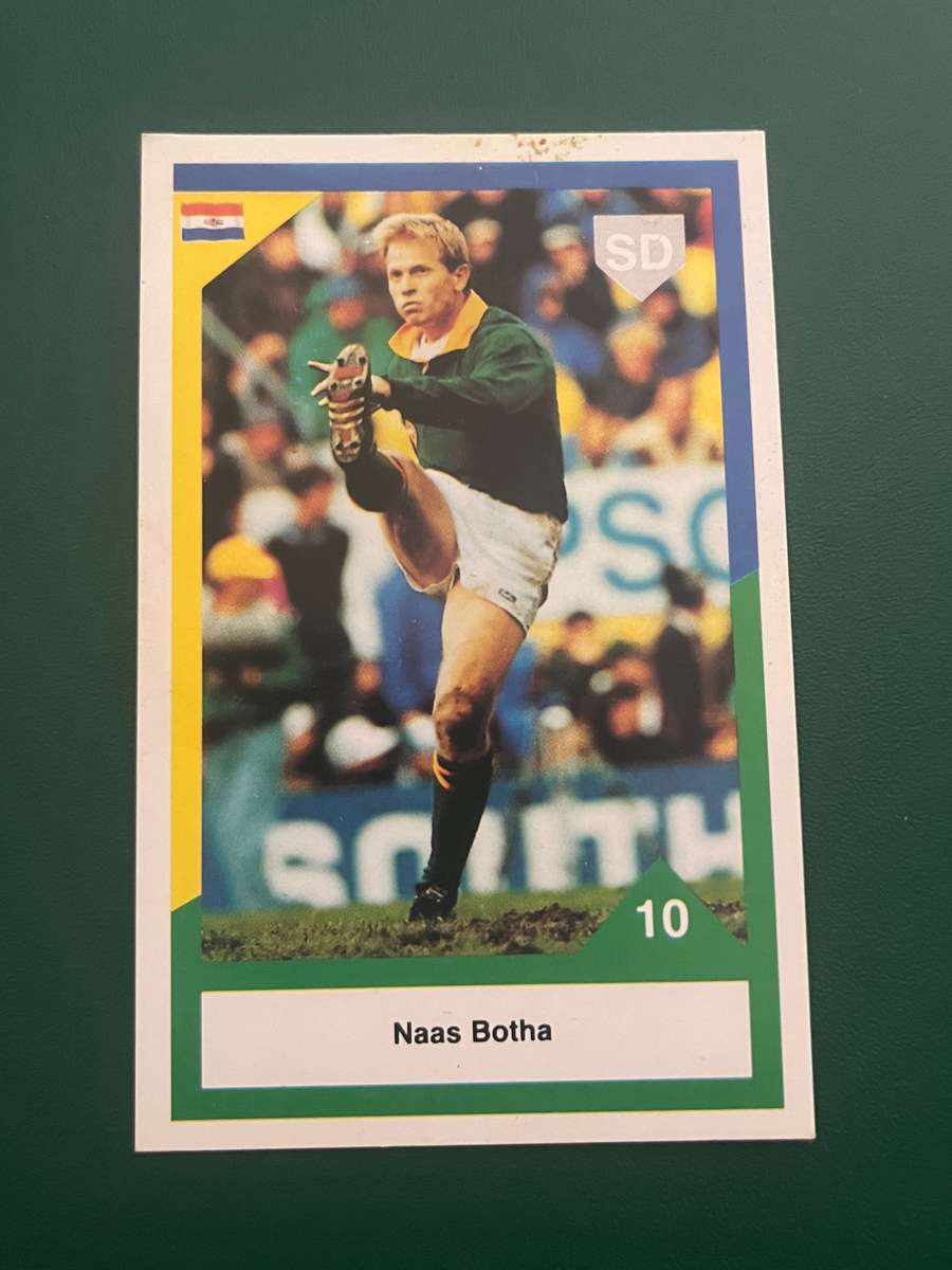 Sporting Memorabilia - Rugby Card - Naas Botha 1992 Sports Deck Rugby ...
