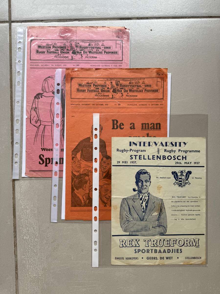 Sporting Memorabilia - Rugby Programmes - 3 * True-Vintage Match ...