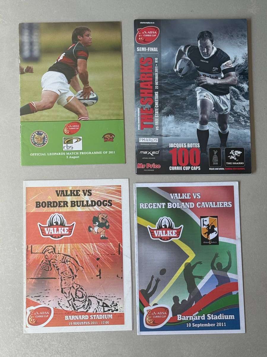 Sporting Memorabilia - Rugby Programmes - 20 Match Programmes (2011 ...