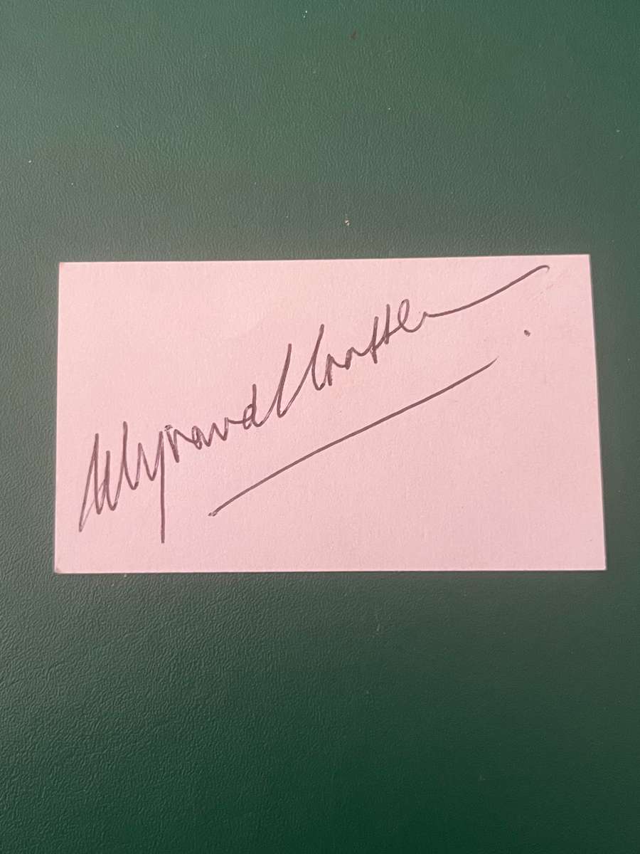 Sporting Memorabilia - Rugby Signature - Springbok Nr519 Wynand ...