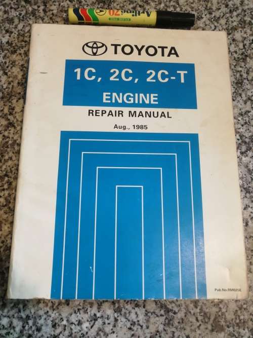 Cars - Toyota 1C 2C 2C-T ENGINE REPAIR MANUAL for sale in ...