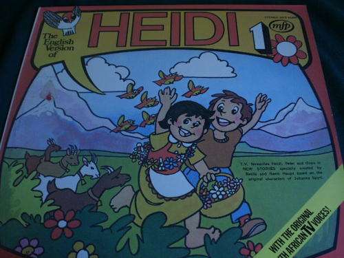 Other Tapes, LPs & Other Formats - LP-HEIDI WITH THE ORIGINAL SA TV VOICES(1.ANNELISE WEILAND ...