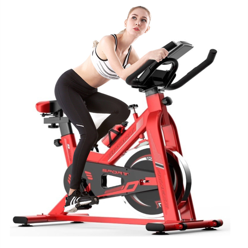 Exercise Bikes - Indoor spinning bike belt drive flywheel exercise bike adjustable fitness ...