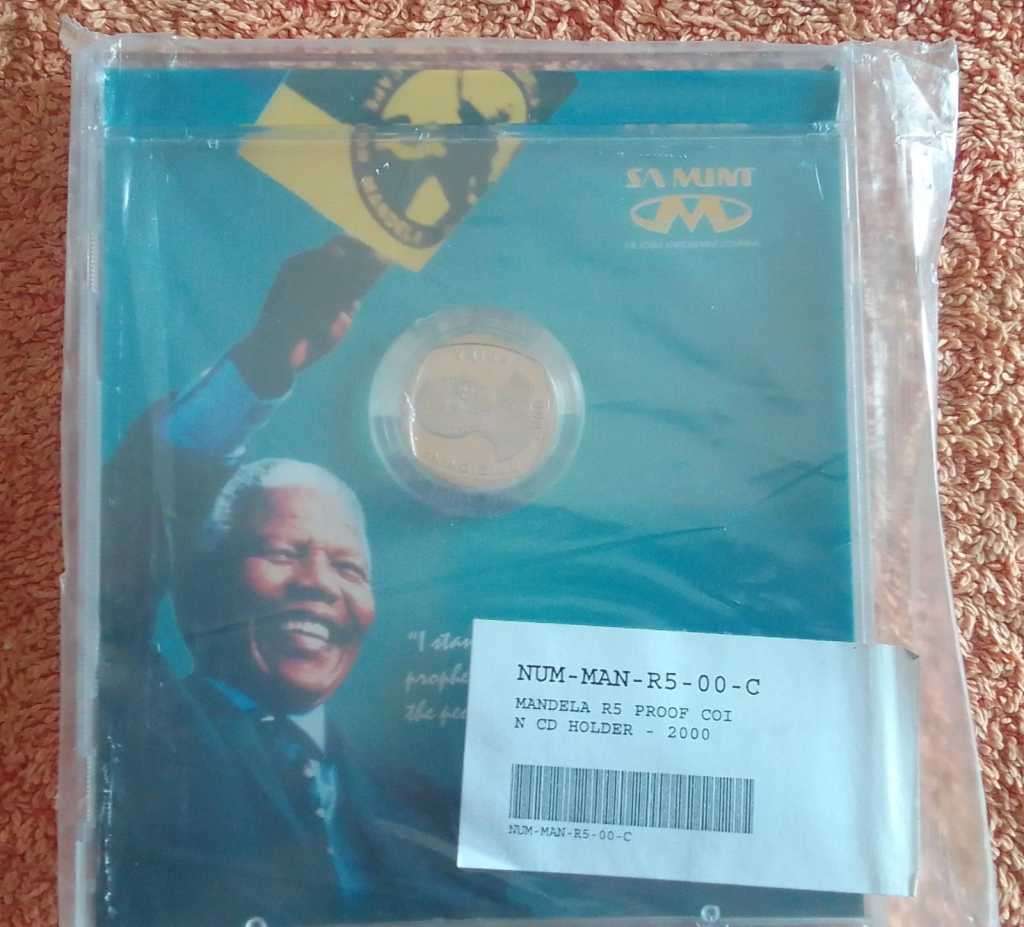 2000 R5 - MANDELA R5 2000 PROOF COIN IN CD HOLDER was sold for 101.00 on 28 Aug at 23:46 by ...