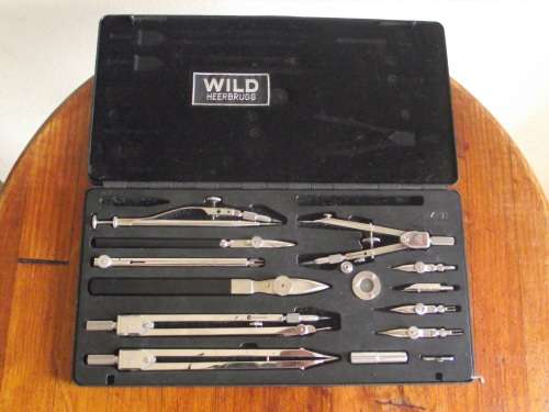 Writing Instruments & Accessories - VINTAGE WILD HEERBRUGG SWISS PRECISION DRAWING SET was sold ...