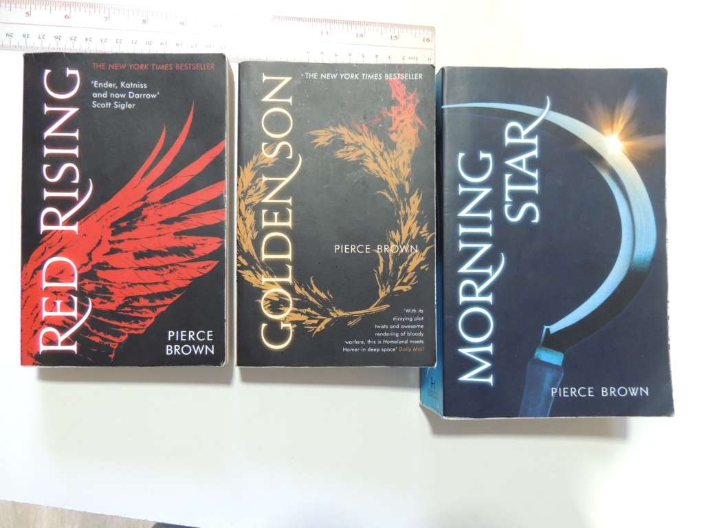 Science Fiction & Fantasy - Red Rising, Golden Son, Morning Star - 3 volume Set - Pierce Brown ...