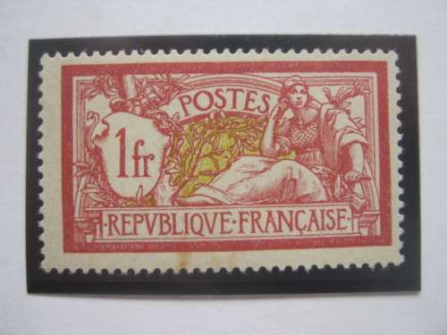 France & Colonies - FRANCE - 1900 DEFIN ISSUE `OLIVIER MERSON` - 1fr RED and GREEN - SINGLE ...