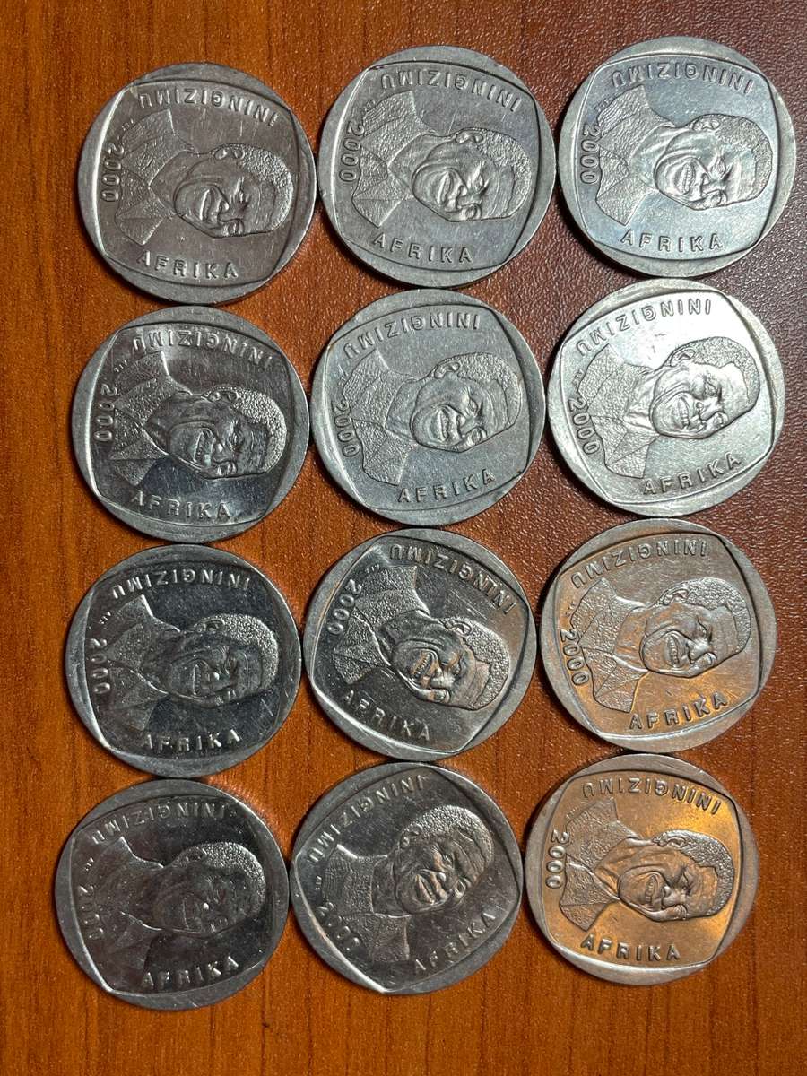 2000 R5 - Mandela smiley coins priced per coin to take all 12 ( your bid x 12) for sale in Cape ...