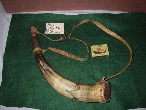 Boer War - Very sought after Black Powder Horn 1848 BOOMPLAATS was sold ...