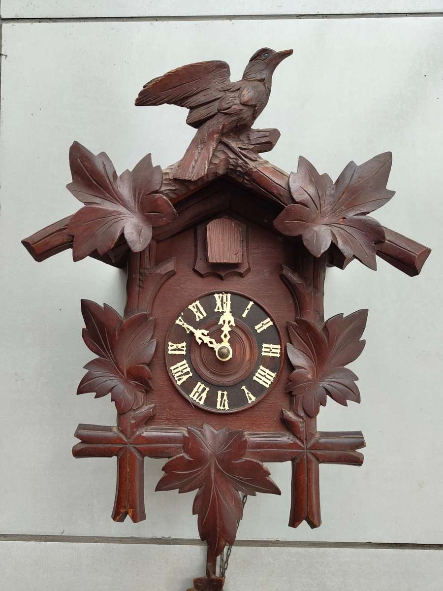 Cuckoo & Wall Clocks - LARGE GERMAN COCKOO CLOCK - COMPLETE was sold for 2,001.00 on 7 Aug at 22 ...