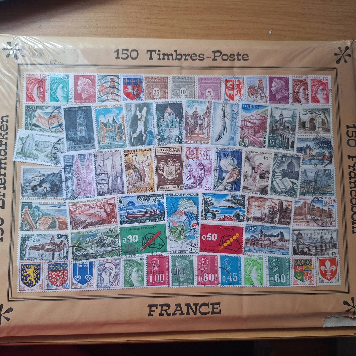 France & Colonies - 150 stamps from France still sealed was listed for ...